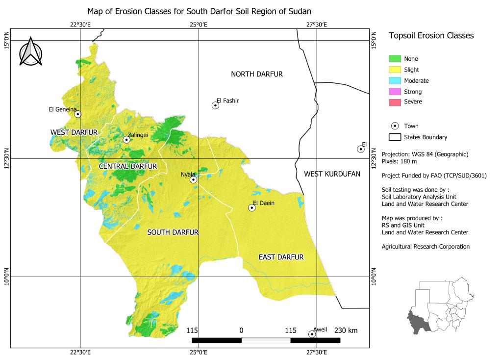 South Darfur Region (0-30) – Sudan Soil Information System