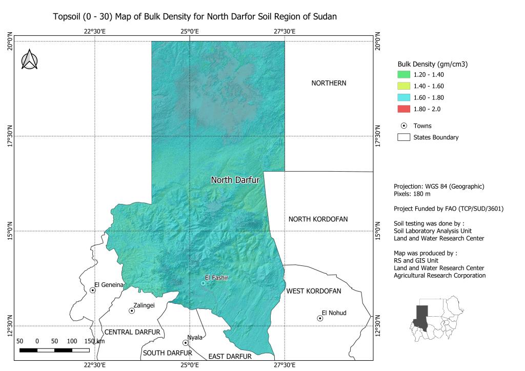 North Darfur Region (0-30) – Sudan Soil Information System