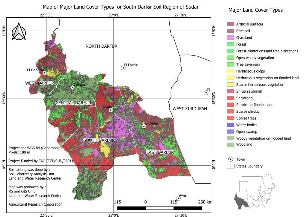 South Darfur Region (0-30) – Sudan Soil Information System